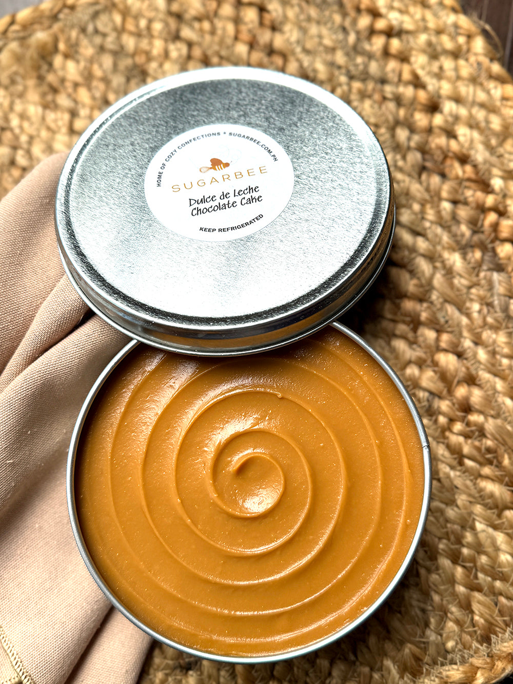 Salted Caramel or Dulce De Leche Chocolate Cake-Away (5" Cake in a Can ...