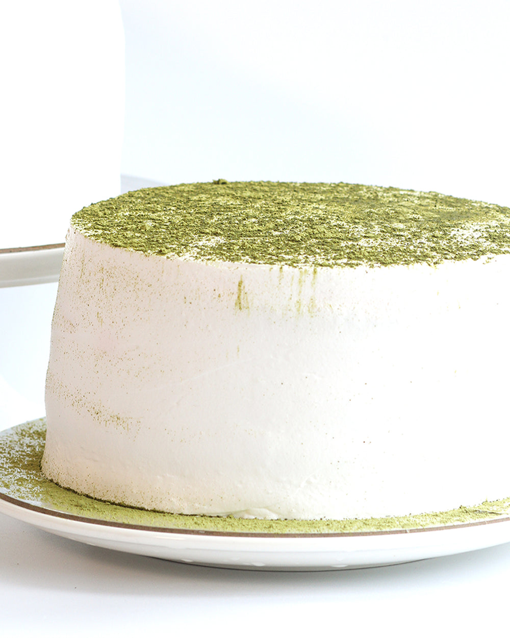 Matcha Strawberry Shortcake (3-Layer Cake, 8" Round) – Sugarbee