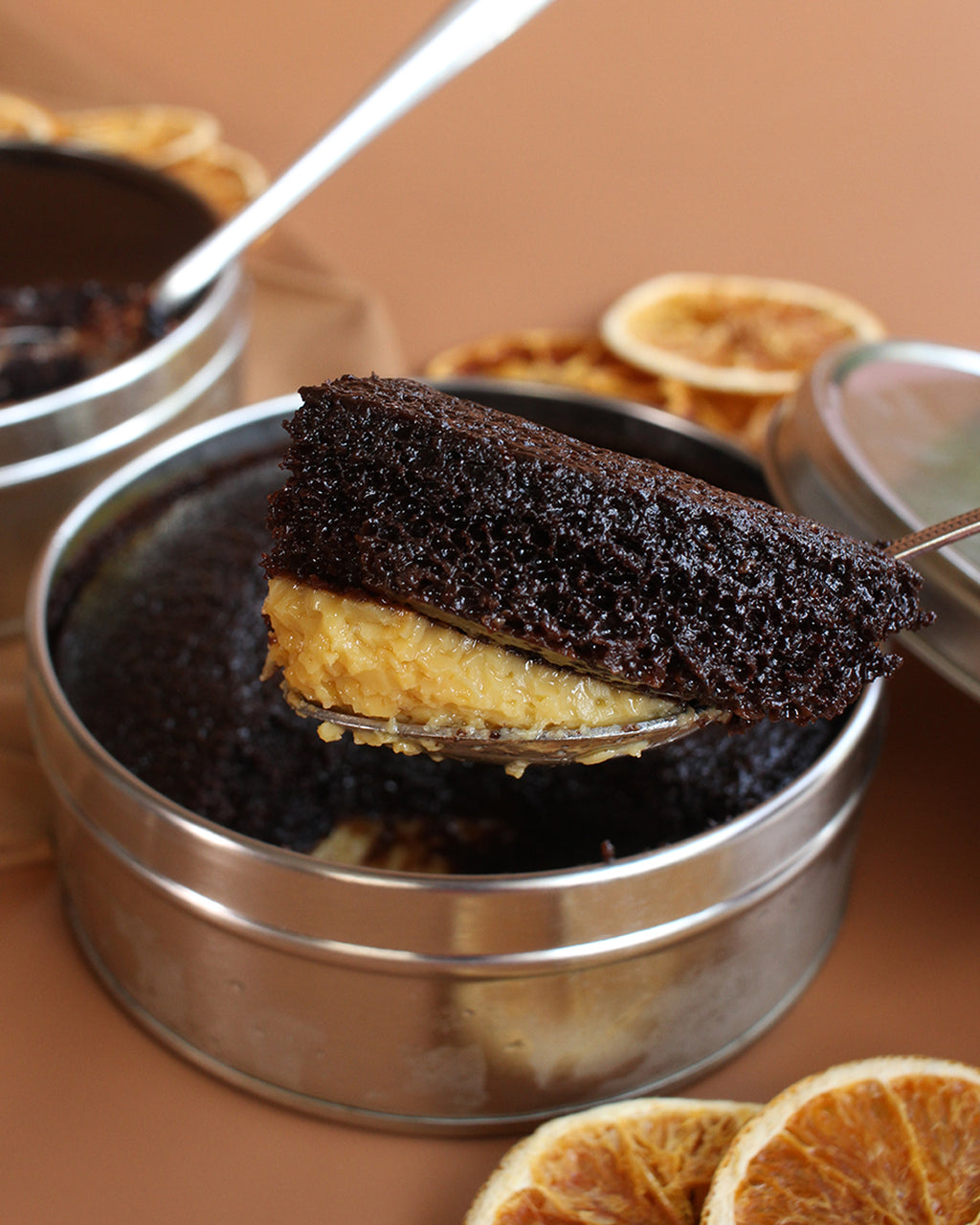 Choco Flan Pastel Cake-Away (5" Cake in Can) – Sugarbee